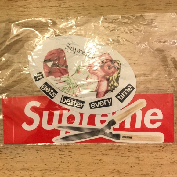 Supreme | Other | Supreme 3 Pack Sticker Set | Poshmark